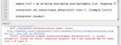 Tensorflow Lite Inference For Real Time Recognition R