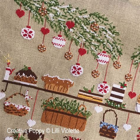 Lilli Violette Christmas Eve La Vigilia De Natale Cross Stitch