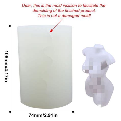 Moule A Modeler7 Moule à Bougie 3d En Silicone Pour Hommes Et Femmes