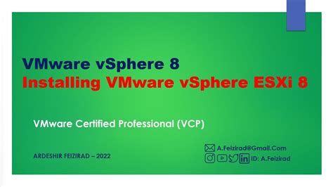 Installing Vmware Vsphere Esxi 8 Youtube