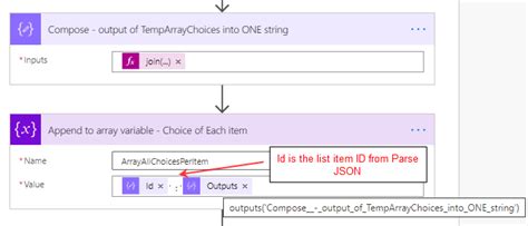 Sharepoint Online Parse Json Elements Of A List Returned From A Multi