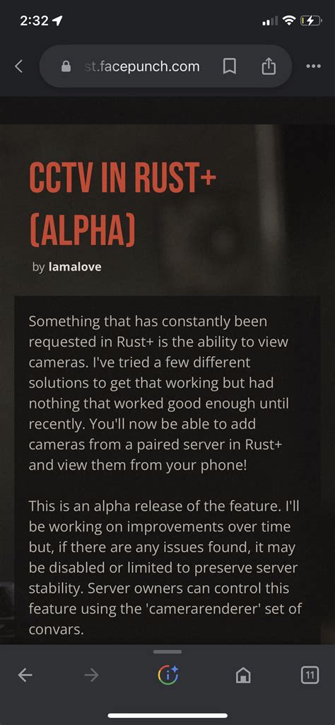 Has Anyone Gotten The New Rust Cctv Feature Working Rplayrust