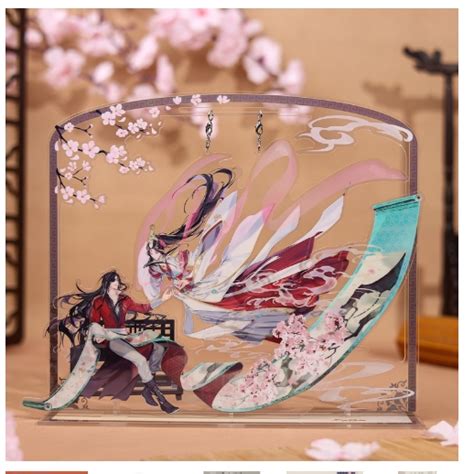 🌸仙樂雜貨鋪🌸【現貨】天官賜福 動畫3周年「畫中人」懸掛式大立牌壓克力流沙擺飾 蝦皮購物