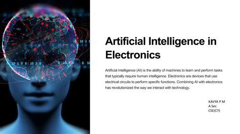 Artificial Intelligence In Electronics Kpptx