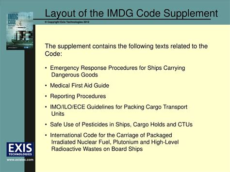 Ppt Introduction To Imdg Code Enhancing Safe Transport Of Dangerous