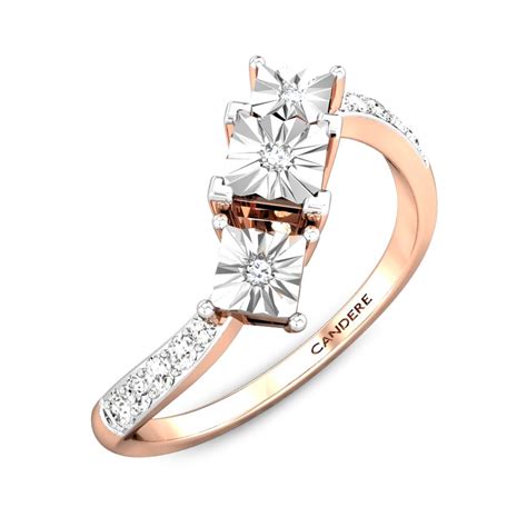 Step Up Miracle Plate Diamond Ring Online Jewellery Shopping India White Gold 14k Candere By