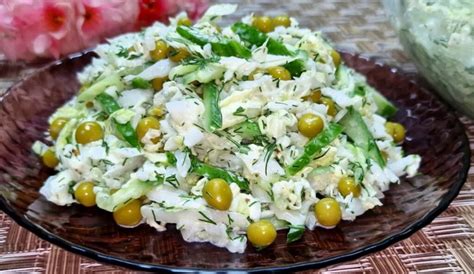 Съедят за 1 минуту Вкусный салат из пекинской капусты на каждый день