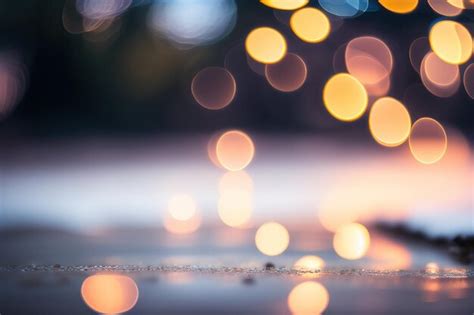 Premium Ai Image White Bokeh Background