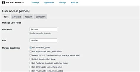 User Access Control Ad Wp Job Openings
