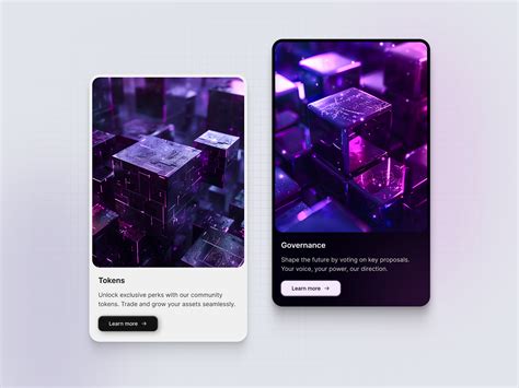 Web3 Cards For Dao Ui By Gary Szaszik On Dribbble