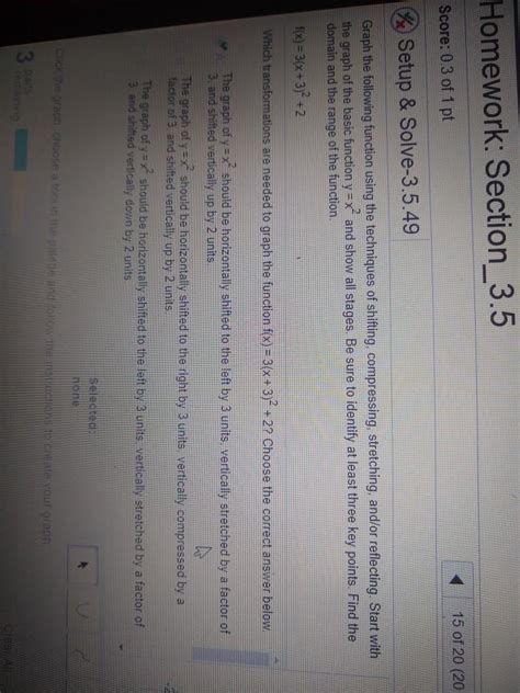 solved homework section 3 5 15 of 20 20 score 0 3 of 1 pt