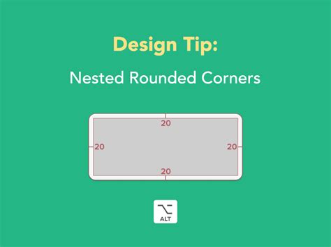 Cool Design Tip Nested Rounded Corners Freebie Supply