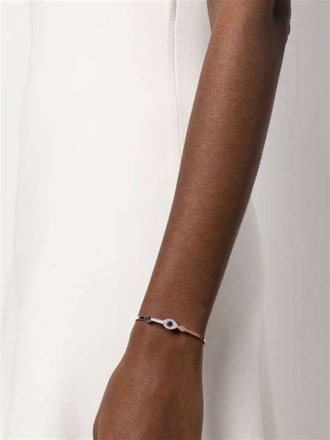 Swarovski Crystal Embellished Bracelet In Gold Modesens