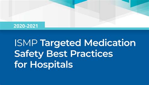ismp medication safety best practices for hospitals safecor health