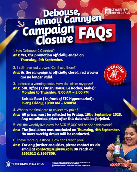 Debouse Has Officially Wrapped 🎉 Seychelles Breweries Facebook