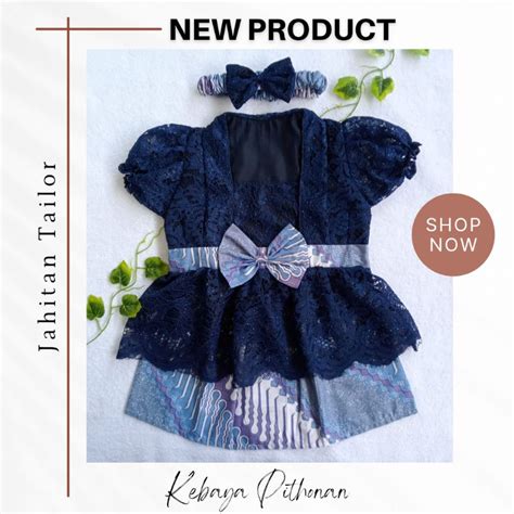 Jual Setelan Kebaya Kutubaru Bali Brukat Batik Adat Jawa Pita Free