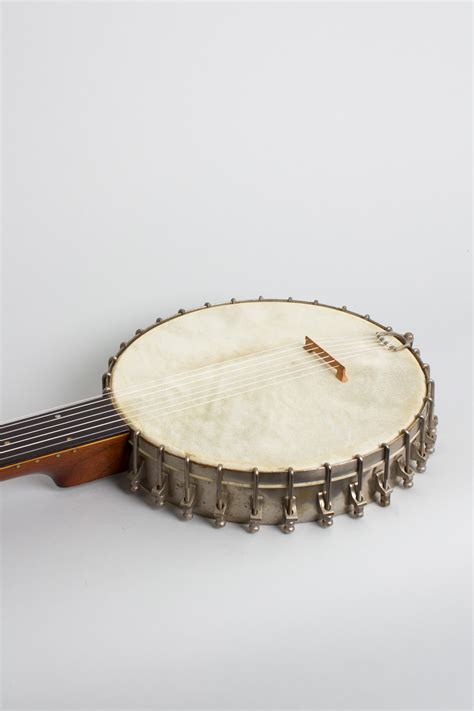 7 String Fretless Banjo Unlabelled C 1890 Retrofret