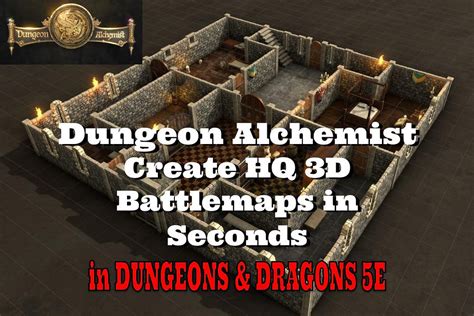 Create Amazing Battlemaps For Your RPG In Seconds With Dungeon Alchemist