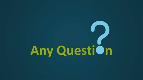 Any Question Powerpoint Presentation Template Ppt Slides