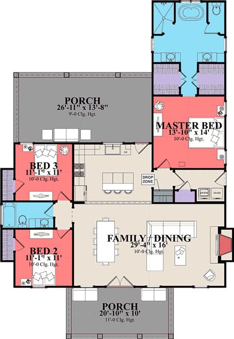 Plan 86339hh Storybook Bungalow With Large Front And Back Porches
