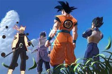Goku And Vegeta Vs Naruto And Sasuke