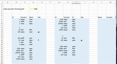 Vba Erase Content In The Range Basing On Condition Match With Defined Name Stack Overflow