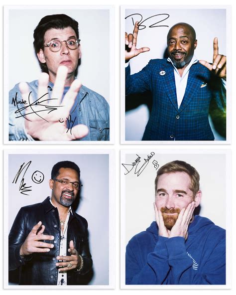 Polaroid Photos Of Comedians At The 2022 Netflix Is A Joke Festival