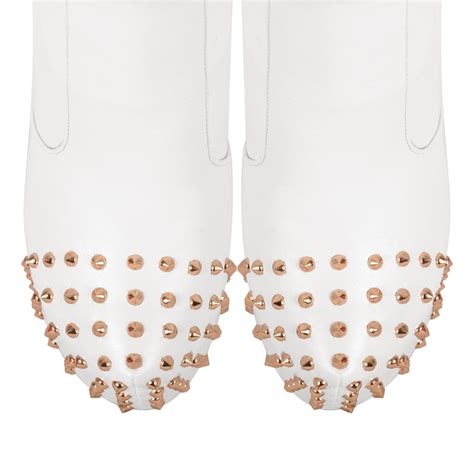 Round Toe Stiletto Rivet Over The Knee Boots Onlymaker