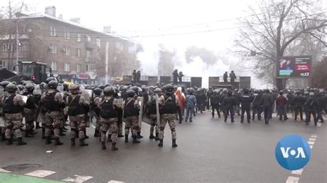 As Kazakhstan Protests Intensify President Requests Russian Help