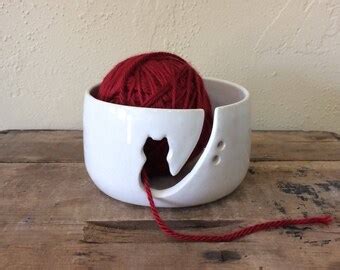 Ceramic Yarn Bowl Etsy