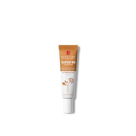 Erborian Super Bb Au Ginseng Covering Care Cream Spf20 Caramel 15ml