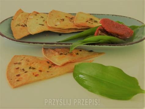Domowe chipsy z tortilli o smaku suszonych pomidorów PrzyslijPrzepis pl