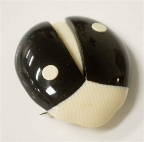 Lea Stein Paris Ladybird Brooch Height 5 5 Cm Brooches Jewellery