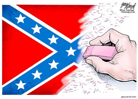 Editorial Cartoon Us Confederate Flag The Week