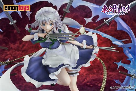 「東方project」より十六夜咲夜の17スケールフィギュアが登場！ナイフを携えた立体感のある造形に注目 Gamer