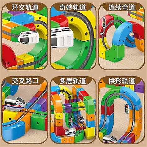 2025 Hot Toys Magic Track Cube And New Klick Rail Electric Train Set