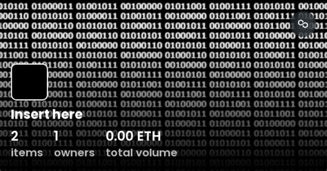 Insert Here Collection Opensea