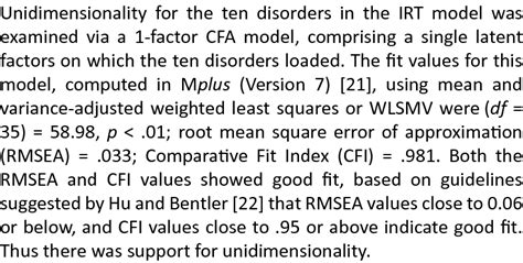 The Tetrachoric Correlation Matrix Between The Disorders In The Irt Download Scientific Diagram