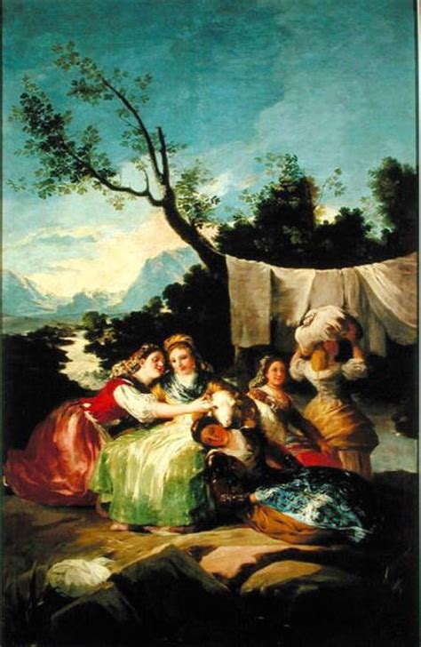 The Washerwomen Francisco José De Goya Als Kunstdruck Oder