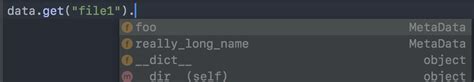 Python Autocomplete For Dynamically Populated Dictionary Containing