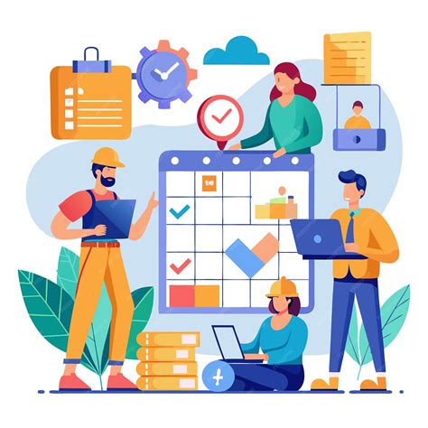 Visualizing Agile Planning And Scheduling On Whiteboard Premium Ai Generated Vector