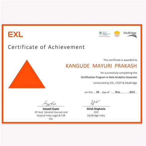 Mayuri Kangude On Linkedin Dataanalytics Edubridge Learndatascience