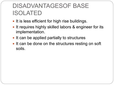Simple Presentation Of Base Isolation Pptx Geology Science