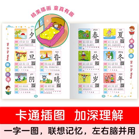 识字大王学前1400字儿童学前看图识字书籍3 6岁幼儿园宝宝学汉字识字大王注拼音版幼升小教材幼小衔接学习启蒙早教卡片中班认字 虎窝淘