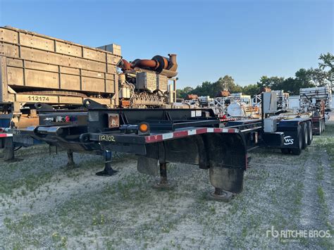 2007 Peerless Ch 40 3a Frac Pumping Trailer Chassis Ritchie Bros