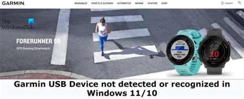 Garmin Usb Apparaat Niet Gedetecteerd Of Herkend In Windows 1110