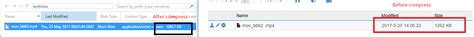 c how can i compress video during upload on azure blob storage using