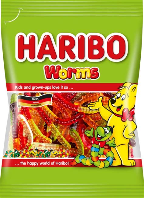 Haribo 아이들과 어른들을 위해 다채롭고 다양한 젤리