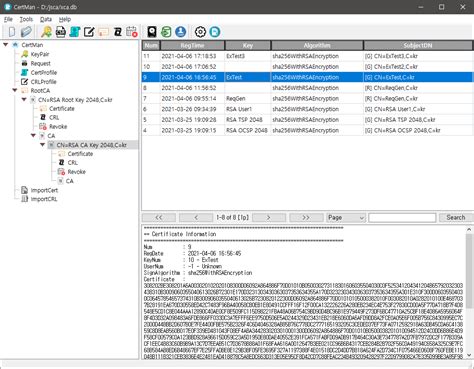 Certman X509 Cert Crl Manager
