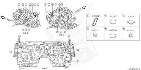 64891-W5000 - Nissan - Fastener Front Door Inside - Nengun Performance